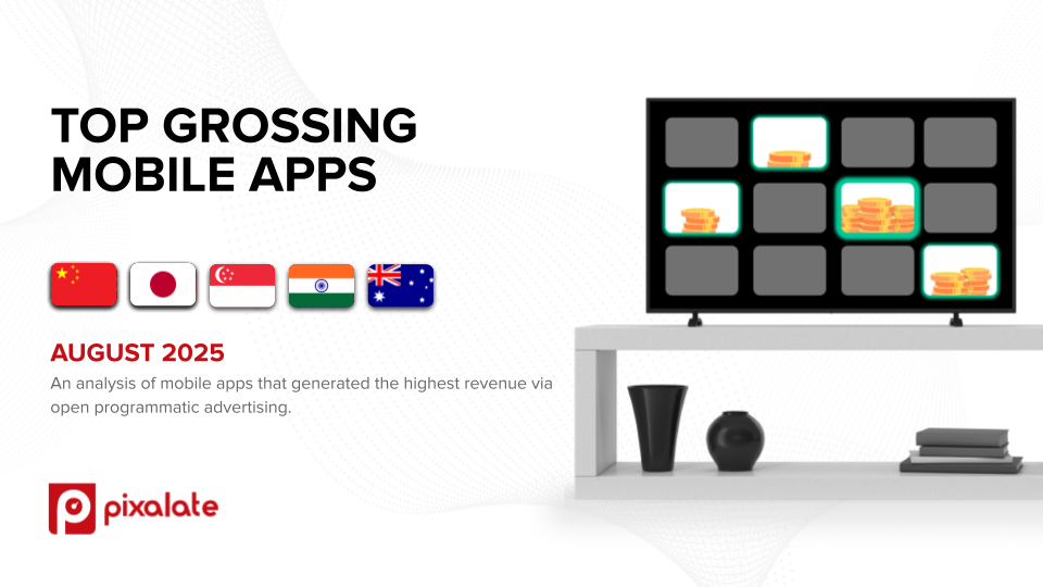 Pixalate’s August 2025 Top Grossing Mobile Apps in APAC